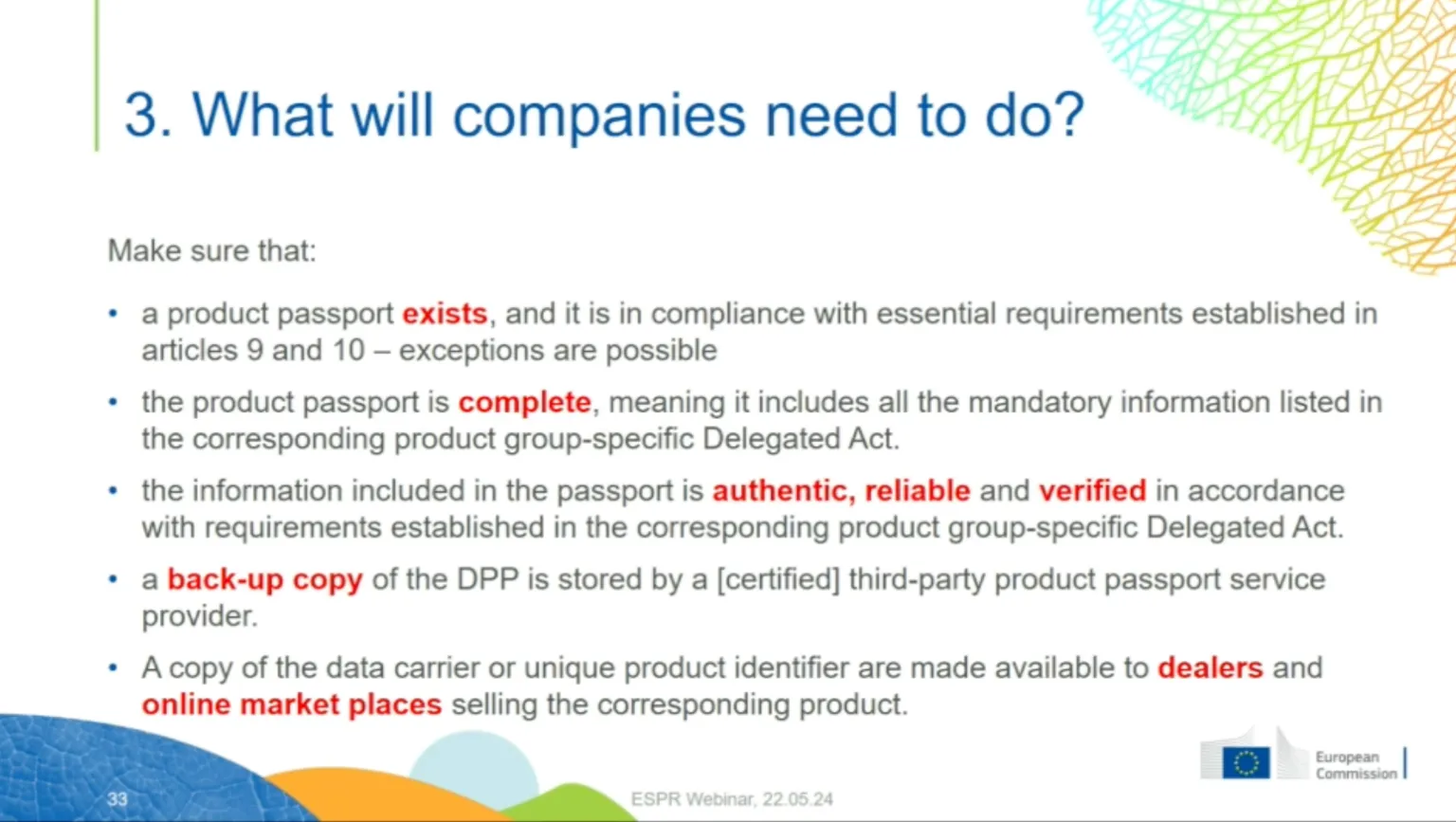 Latest updates on Digital Product Passport requirements (May 2024 ...